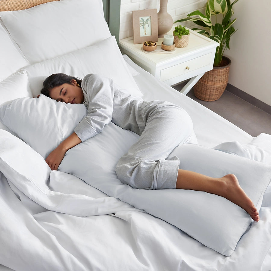 200TC - Cuddle Pillow – Blue Dahlia